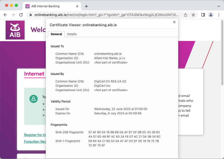 Lab 2 OpenSSL and Certificates